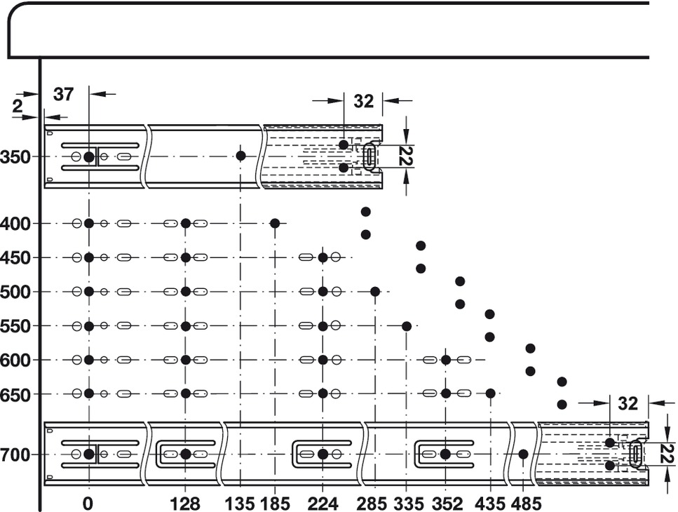 Easy Soft Close Drawer Runners Slide Full Extension Accuride 3832-EC ...